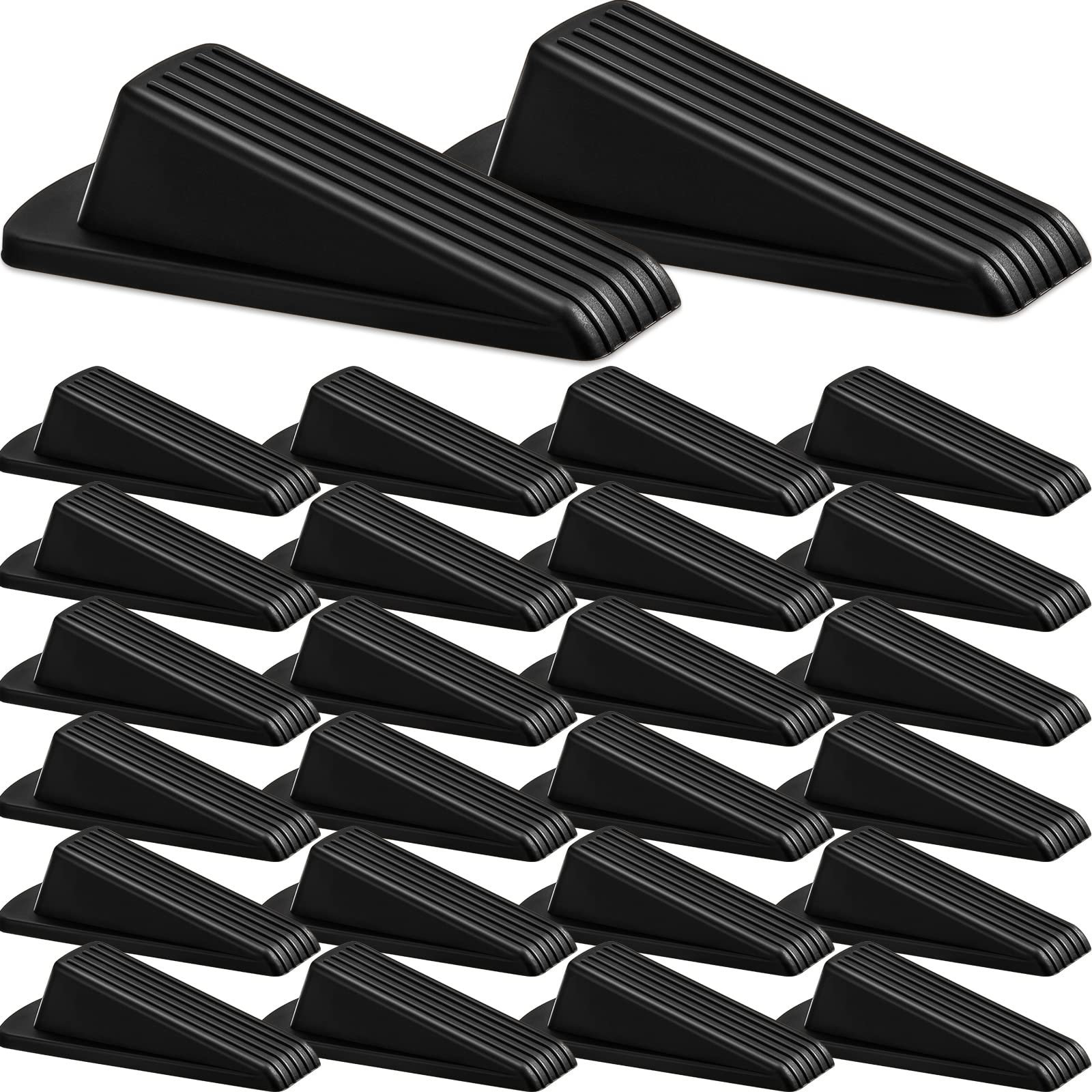 tangmaikeji 24 Pcs Door Stoppers Bulk Rubber Door Stop Height Up To 1.2 ...