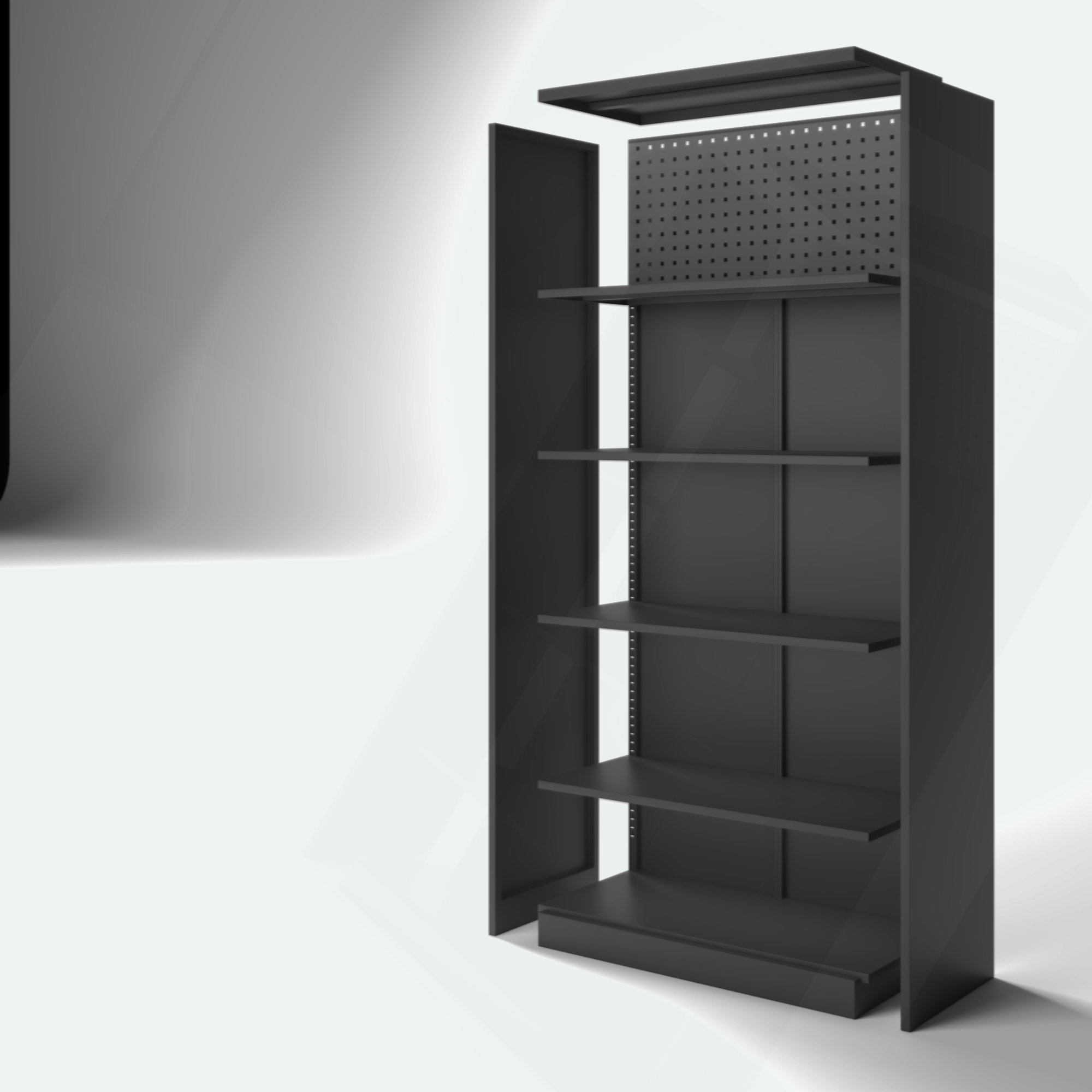 The Twillery Co.® 70 Inches, Modern Kitchen Storage Cabinet, Metal ...