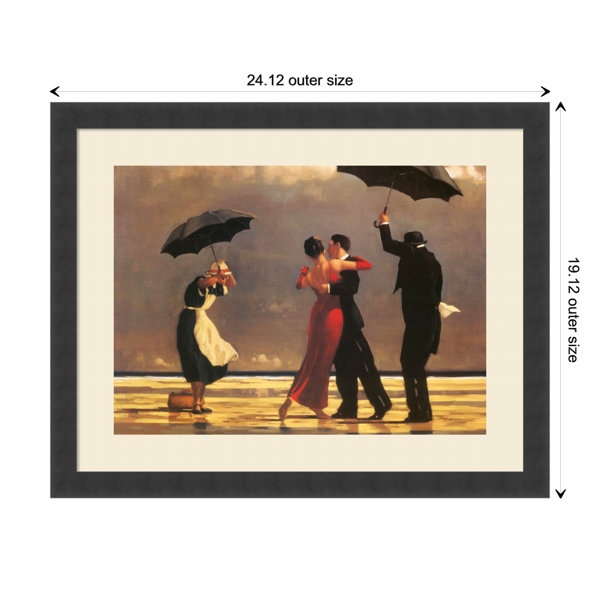 Charlton Home® The Singing Butler by Jack Vettriano - Picture Frame ...