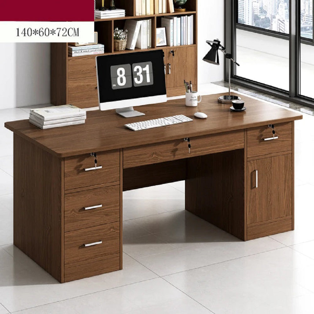 Splendor Furniture Rectangle Standing Desk with and Cabinet | Wayfair