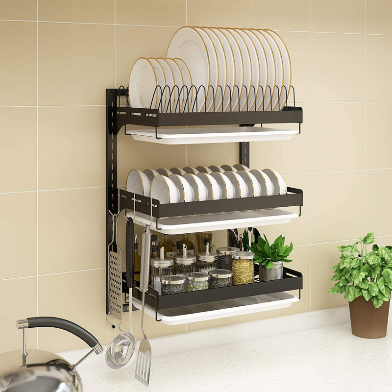 waveflower Stainless Steel Dish Rack & Reviews | Wayfair
