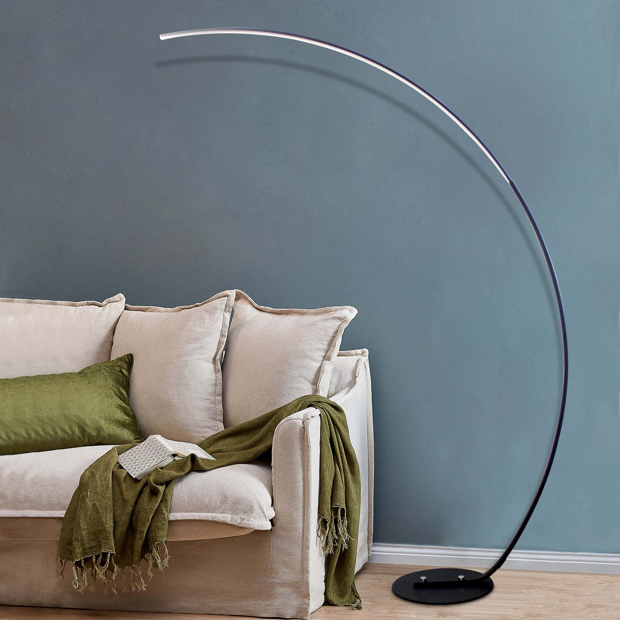 Ivy Bronx Semiyah Curved Lamp | Wayfair