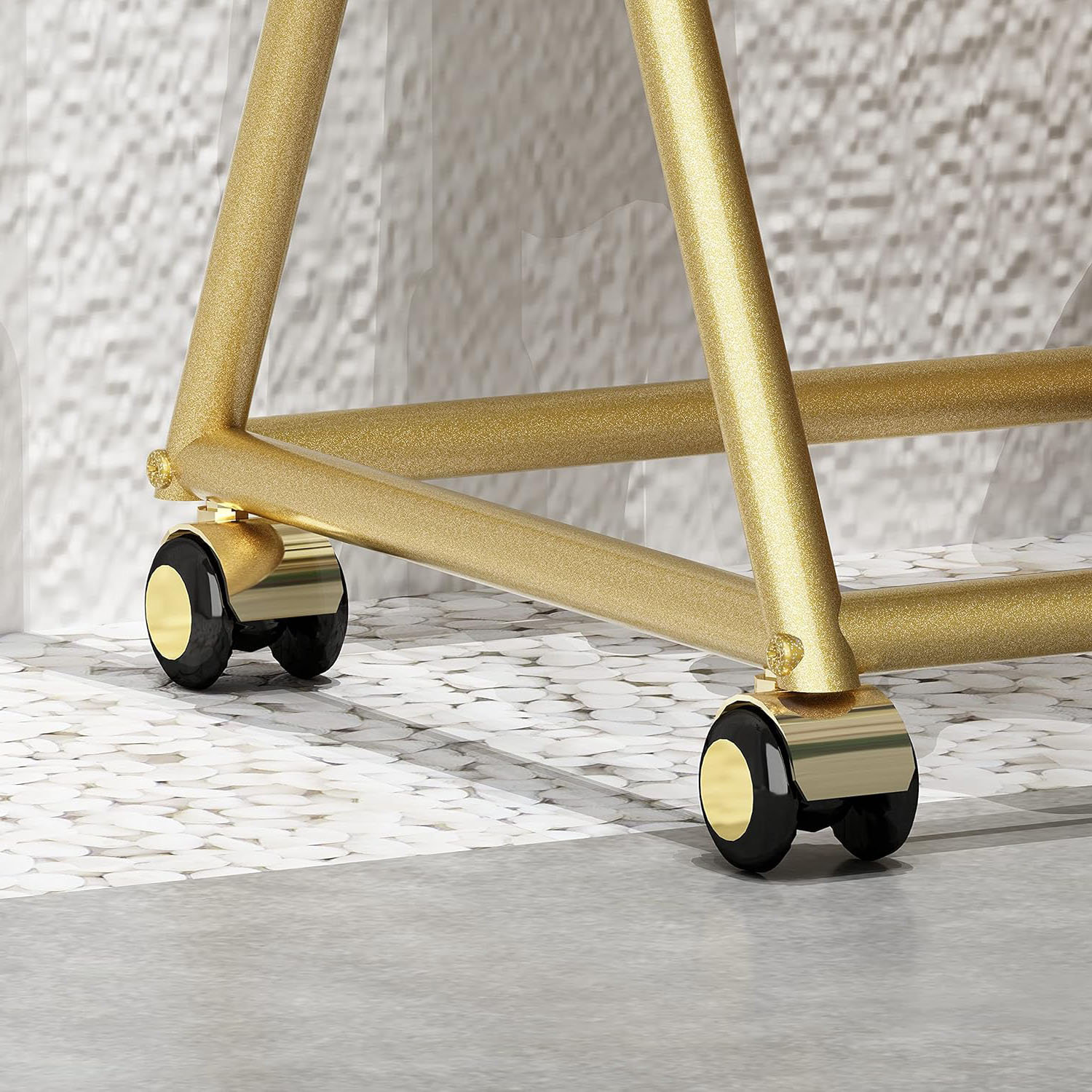 Mercer41 59" Metal Boutique & Home Gold 2-Tier Clothing Rack - Wayfair ...