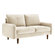 Wanse Hessville Sofa 57.8" Velvet Round Arm Loveseat