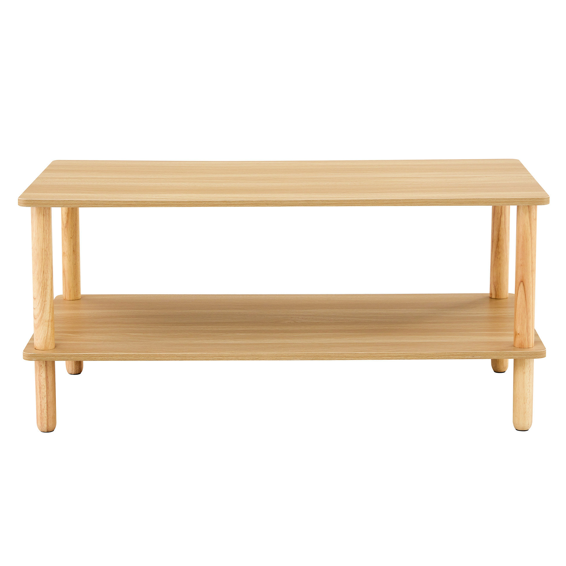 George Oliver Living Room Furniture Coffee Table, 2 Rectangular, Stable ...