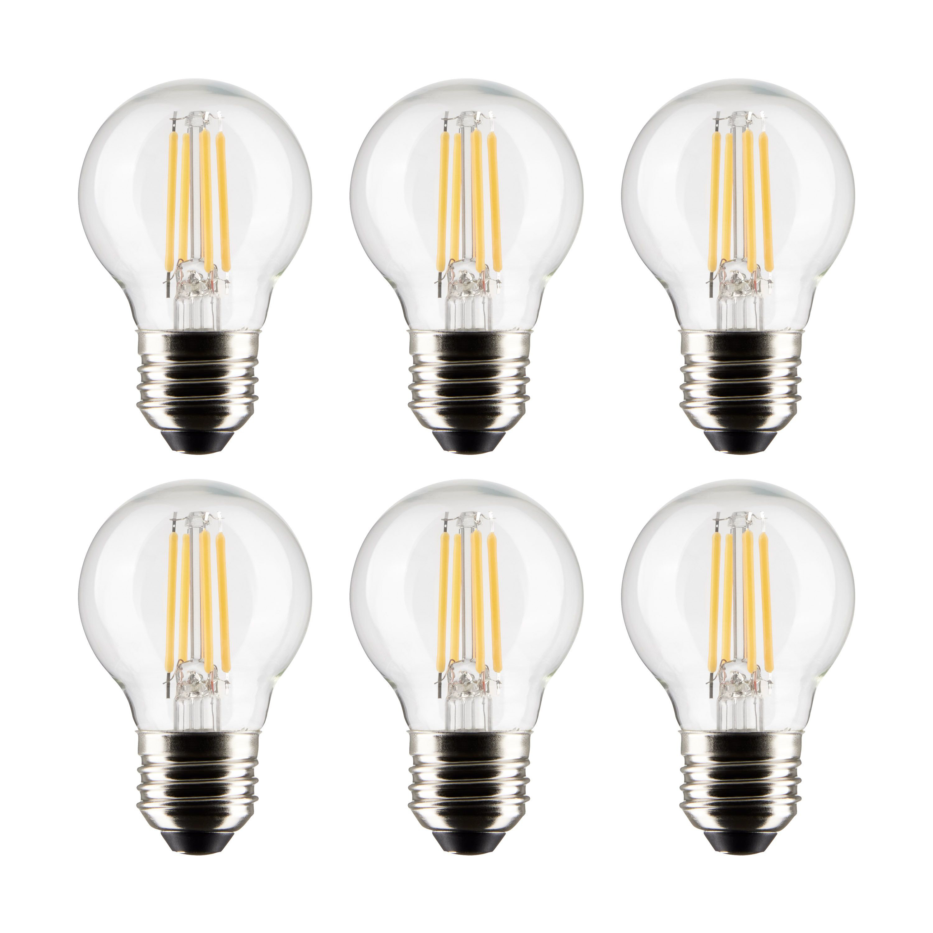 Satco 4 Watt (40 Watt Equivalent), G16.5 LED, Dimmable Light Bulb, E26 ...