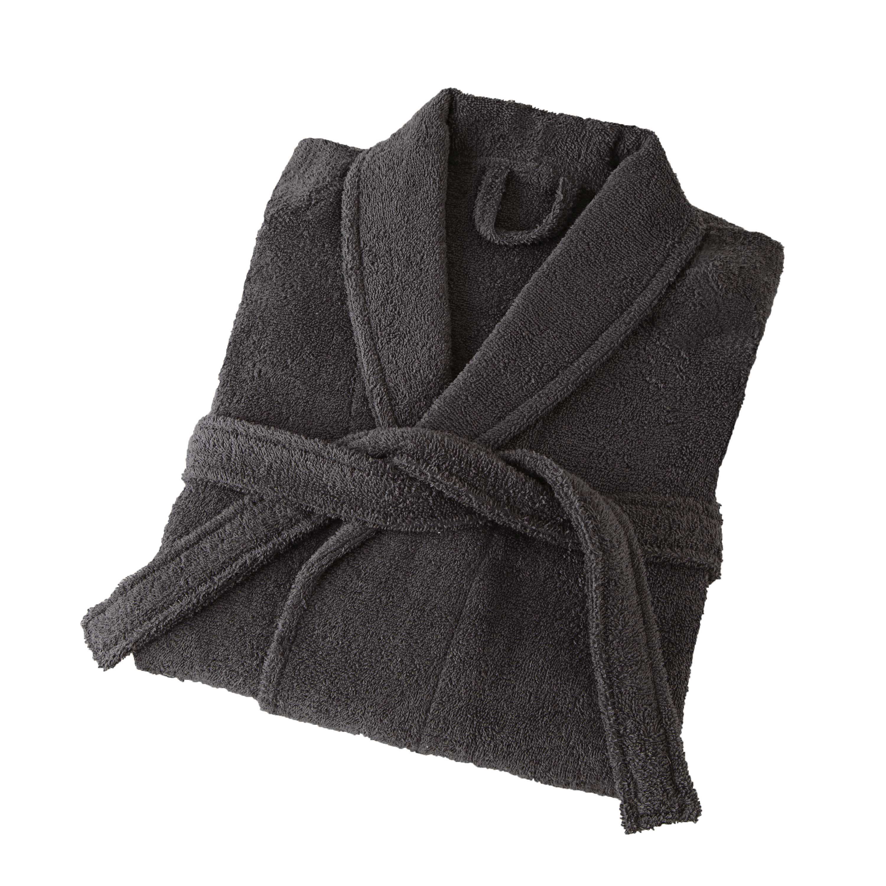 Martex 100% Cotton Terry Cloth Unisex MidCalf Bathrobe with Pockets ...