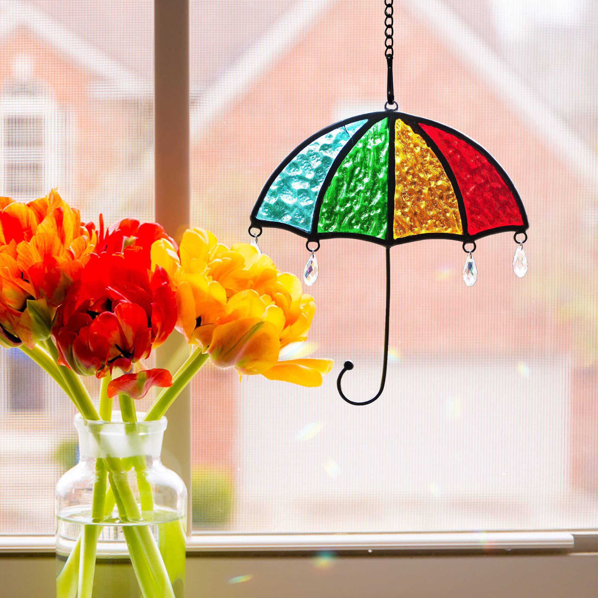 Dakota Fields Umbrella Decor Suncatchers for Windows | Wayfair
