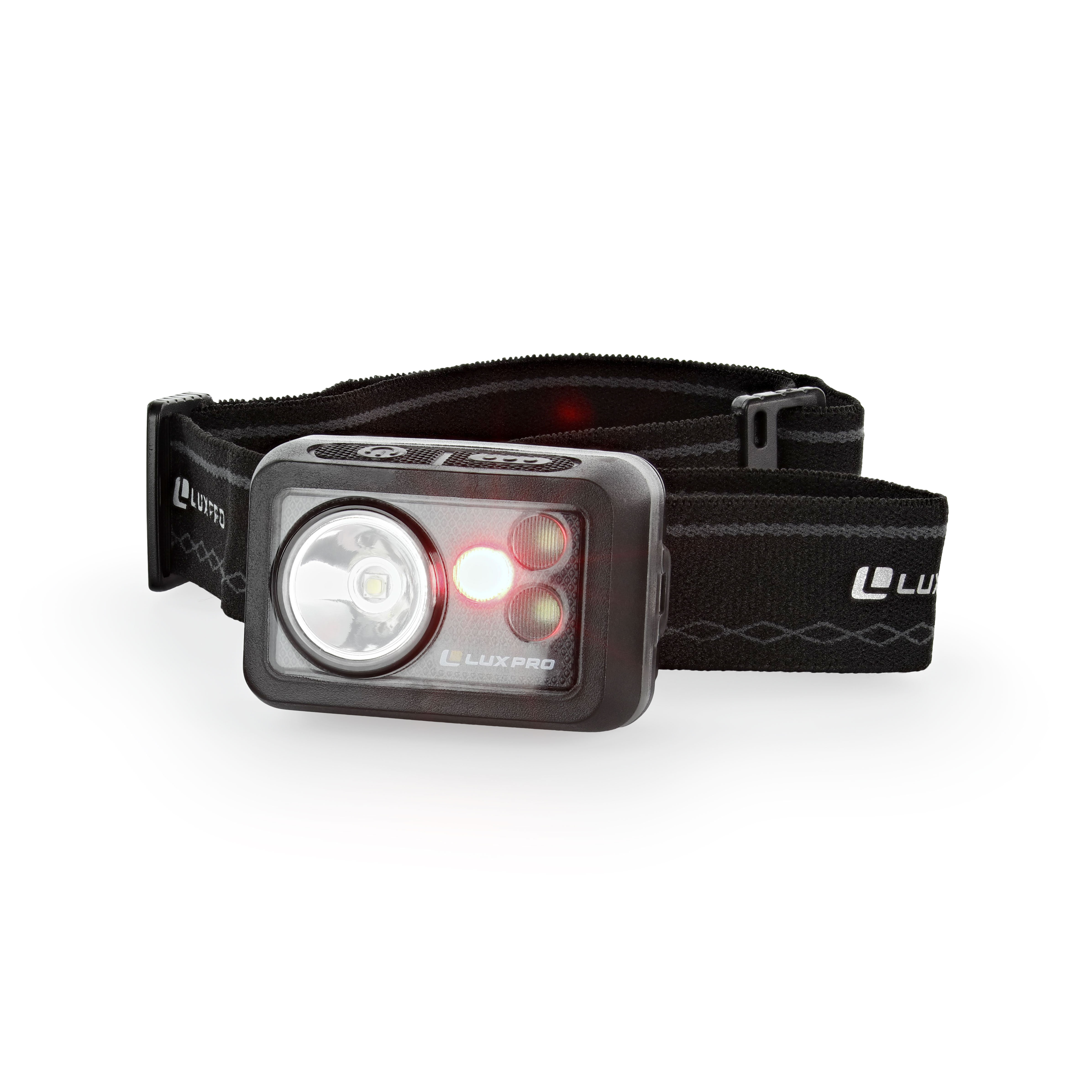 LUXPRO Black Battery Powered Collapsible LED Outdoor Headlamp | Wayfair