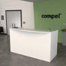 Compel 2 Person Rectangular Laminate Reception Desk & Reviews | Wayfair