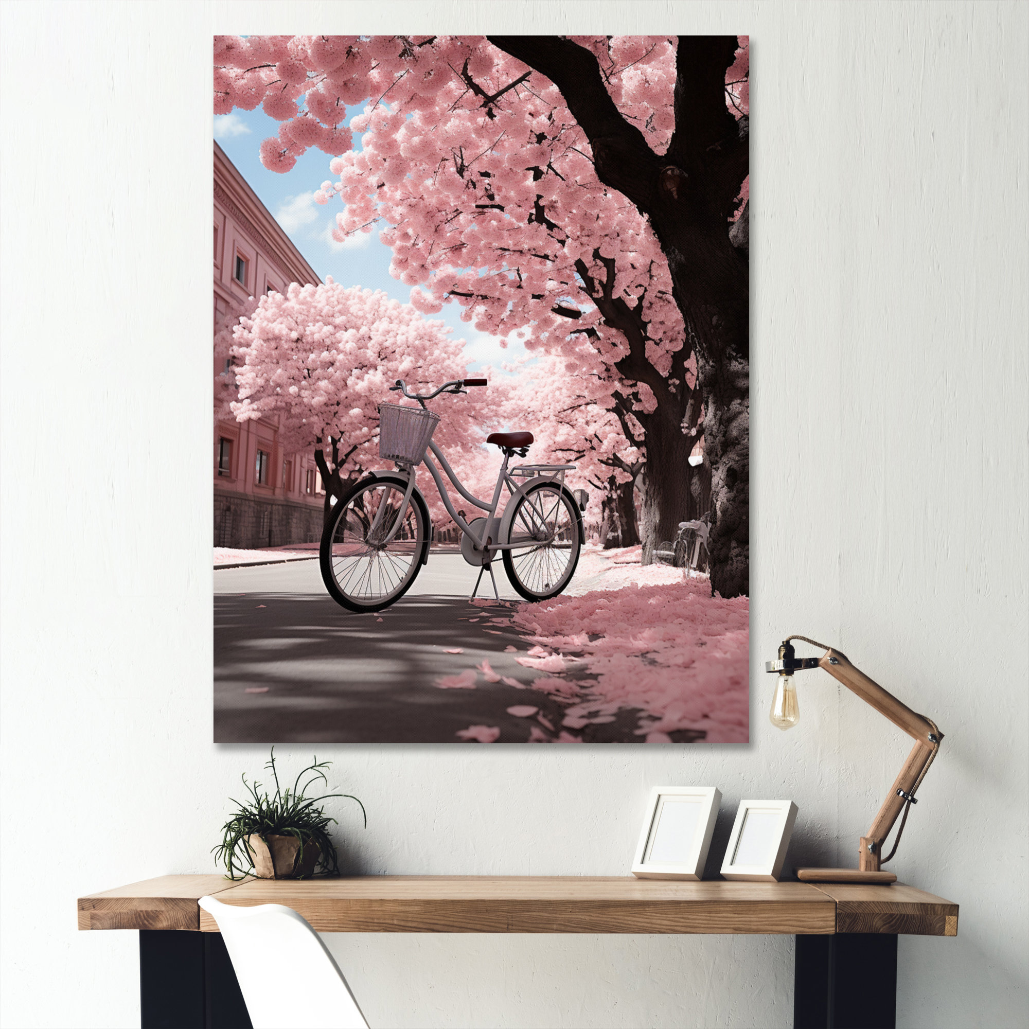 Red Barrel Studio® Deeana Bicycle Cycle Of Life II Framed On Canvas ...