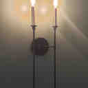 Beachcrest Home™ Krieg 2 - Light Dimmable Black Design Wall Light ...