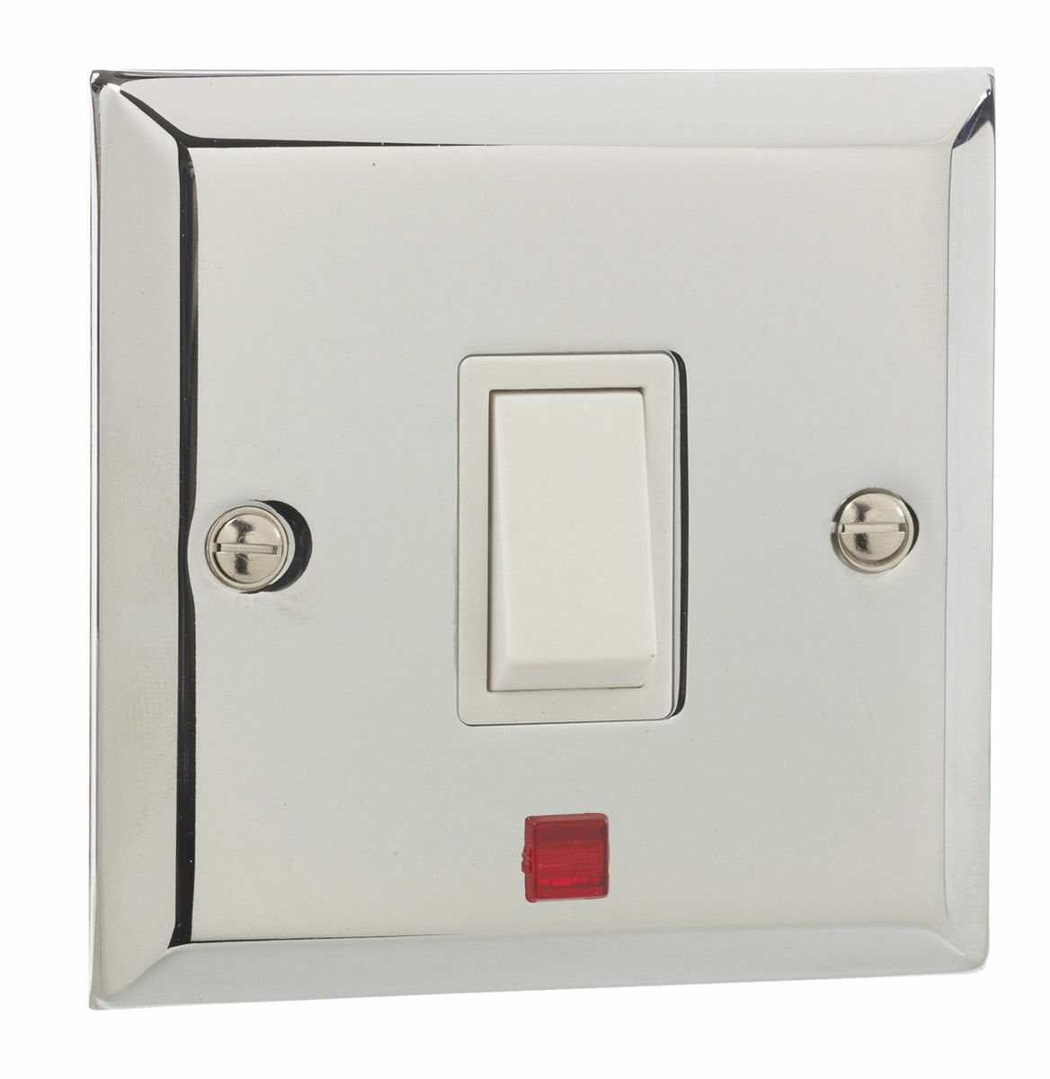 Symple Stuff Chrome Single Toggle Light Switch with Neon Light | Wayfair.ie