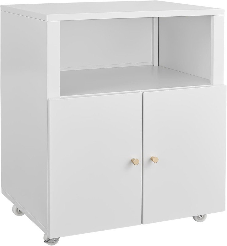 Orren Ellis Metal Printer Stand with Storage Shelf, 3D Printer Cabinet ...