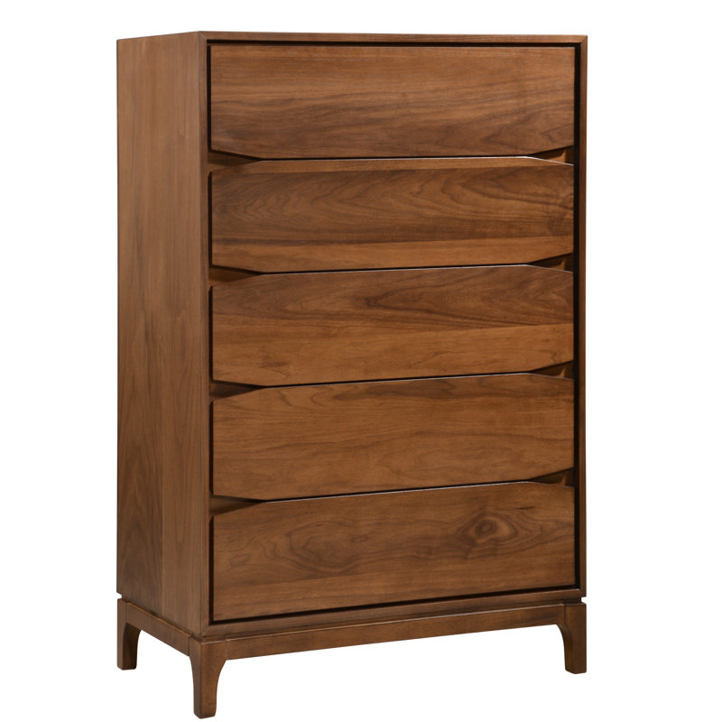 George Oliver Veach 5 Drawer 31.5" W Chest & Reviews | Wayfair