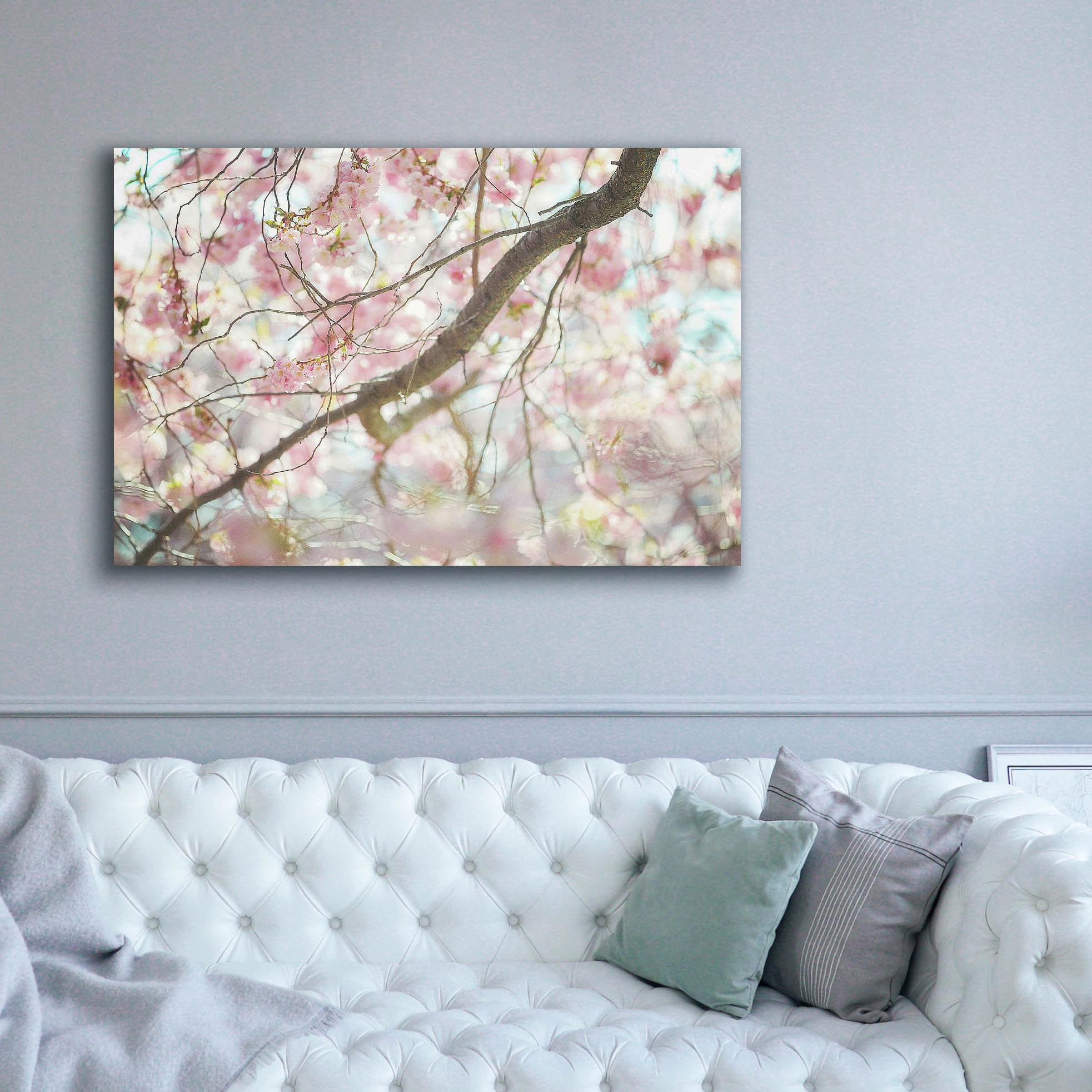 Hokku Designs 'Branch Blossoms' by Carrie Ann Grippo-Pike Canvas Wall ...