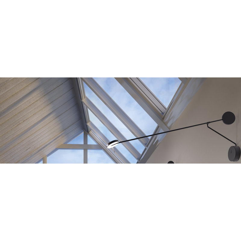 LedsC4 by Bover 1 - Light LED Dimmable Matte Black Swing Arm | Wayfair