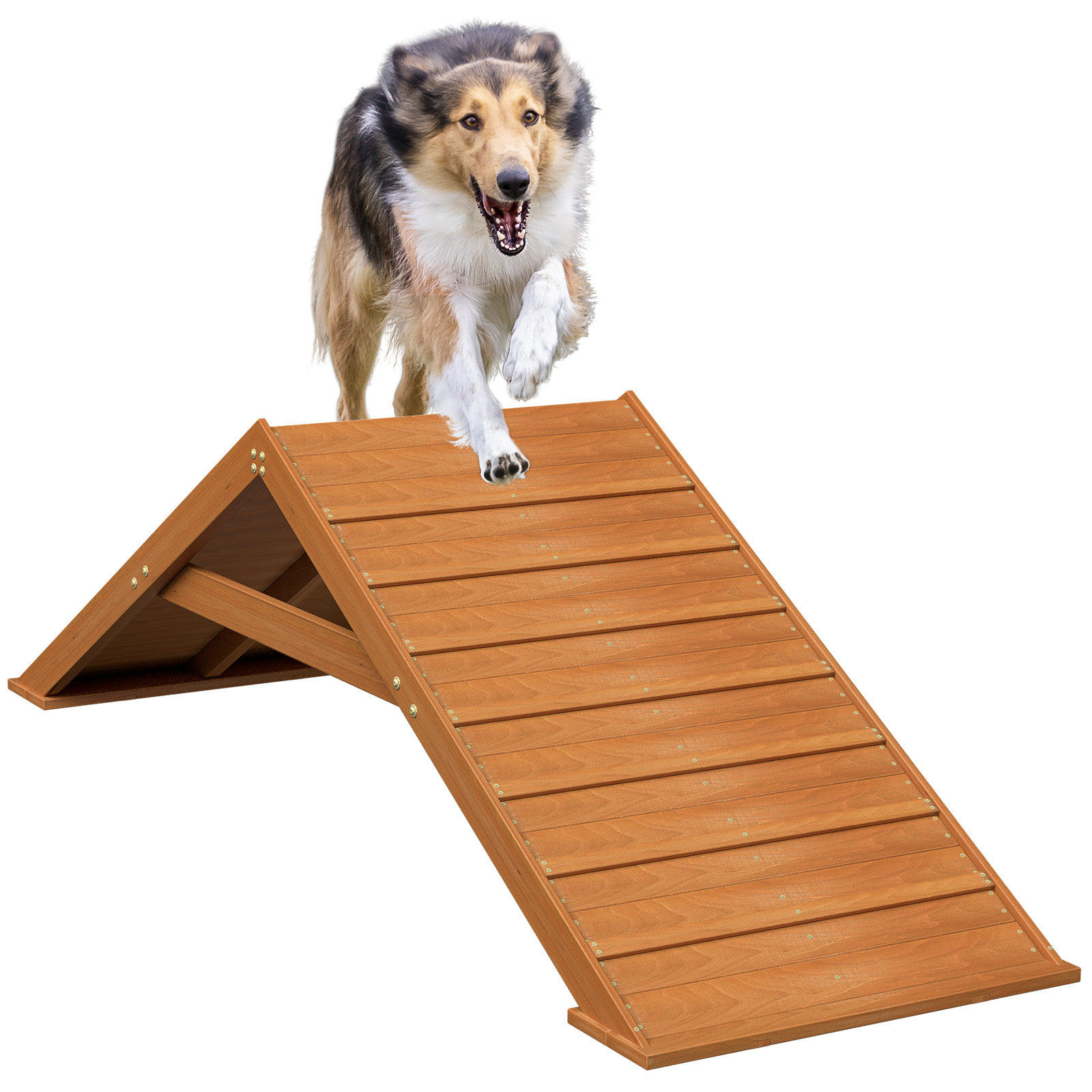 SuniBoxi Dogs Agility Course Backyard Set, Wooden Dog Agility A-frame ...