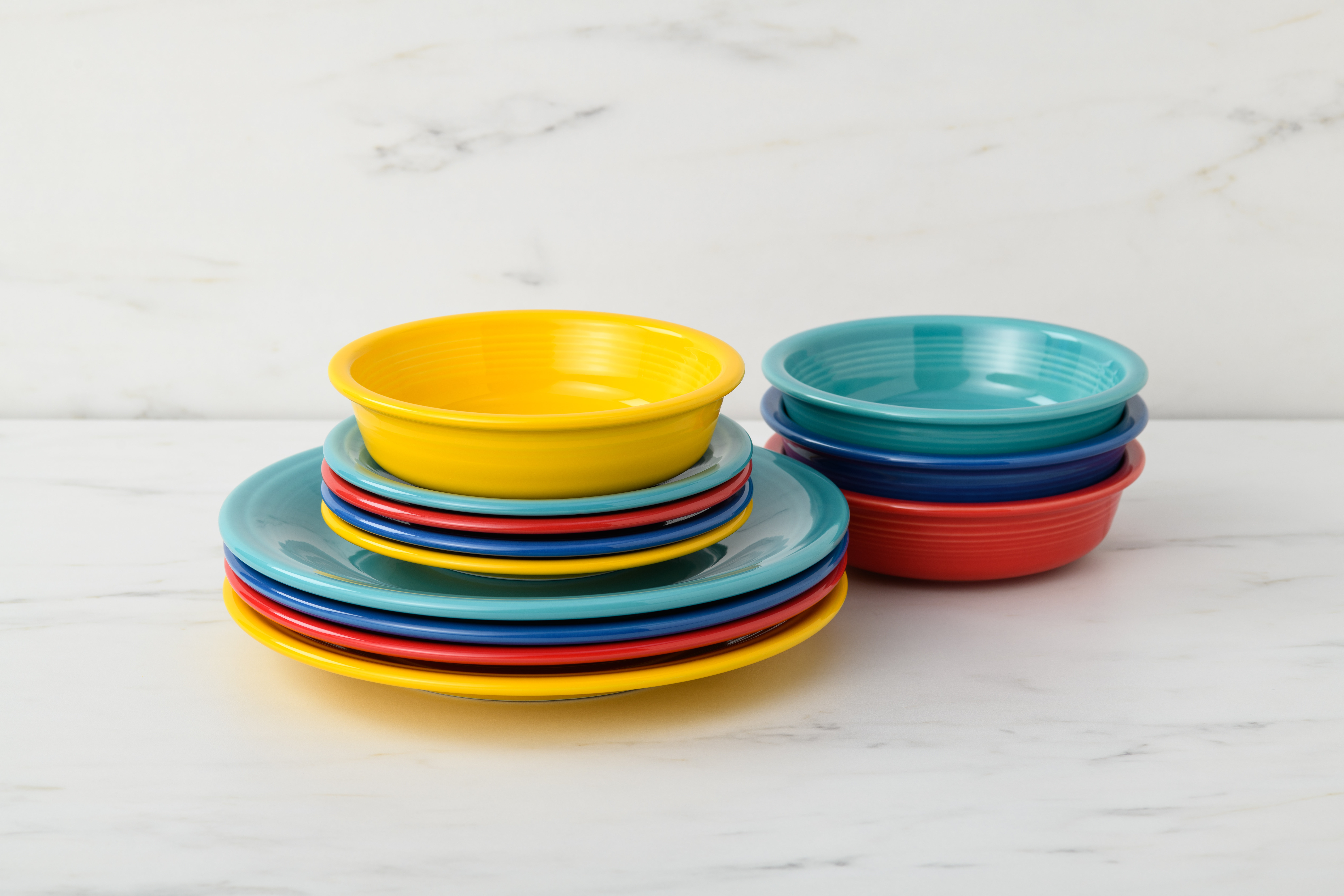 Fiesta Vibrant Classic Rim 12-Piece Dinnerware Set, Service for 4 | Wayfair