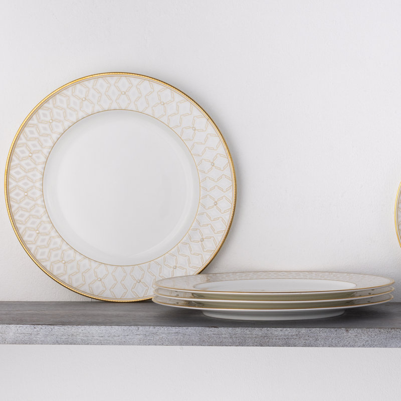 Noritake Noble Pearl Set Of 4 Dinner Plates, 11" | Wayfair
