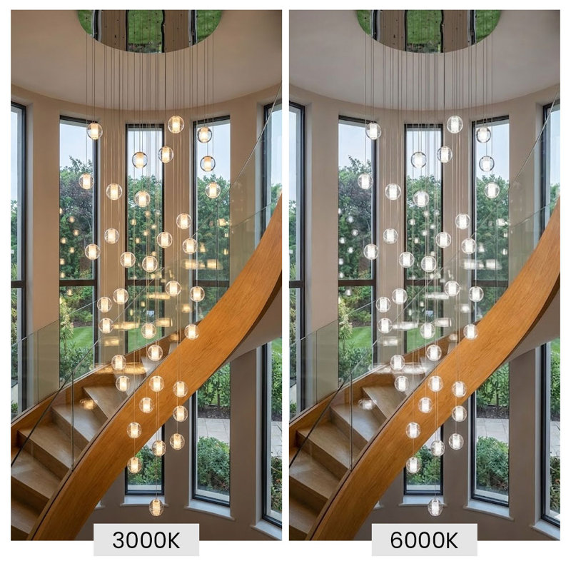 Willa Arlo™ Interiors Pearisburg 36-Lights Staircase Chandelier Modern ...