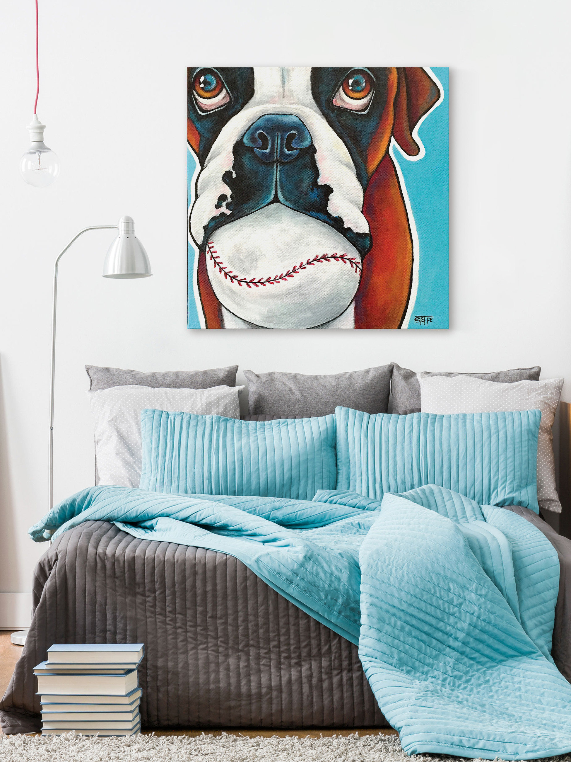 Marmont Hill 'Play Ball' by Stephanie Gerace Painting Print on Wrapped ...
