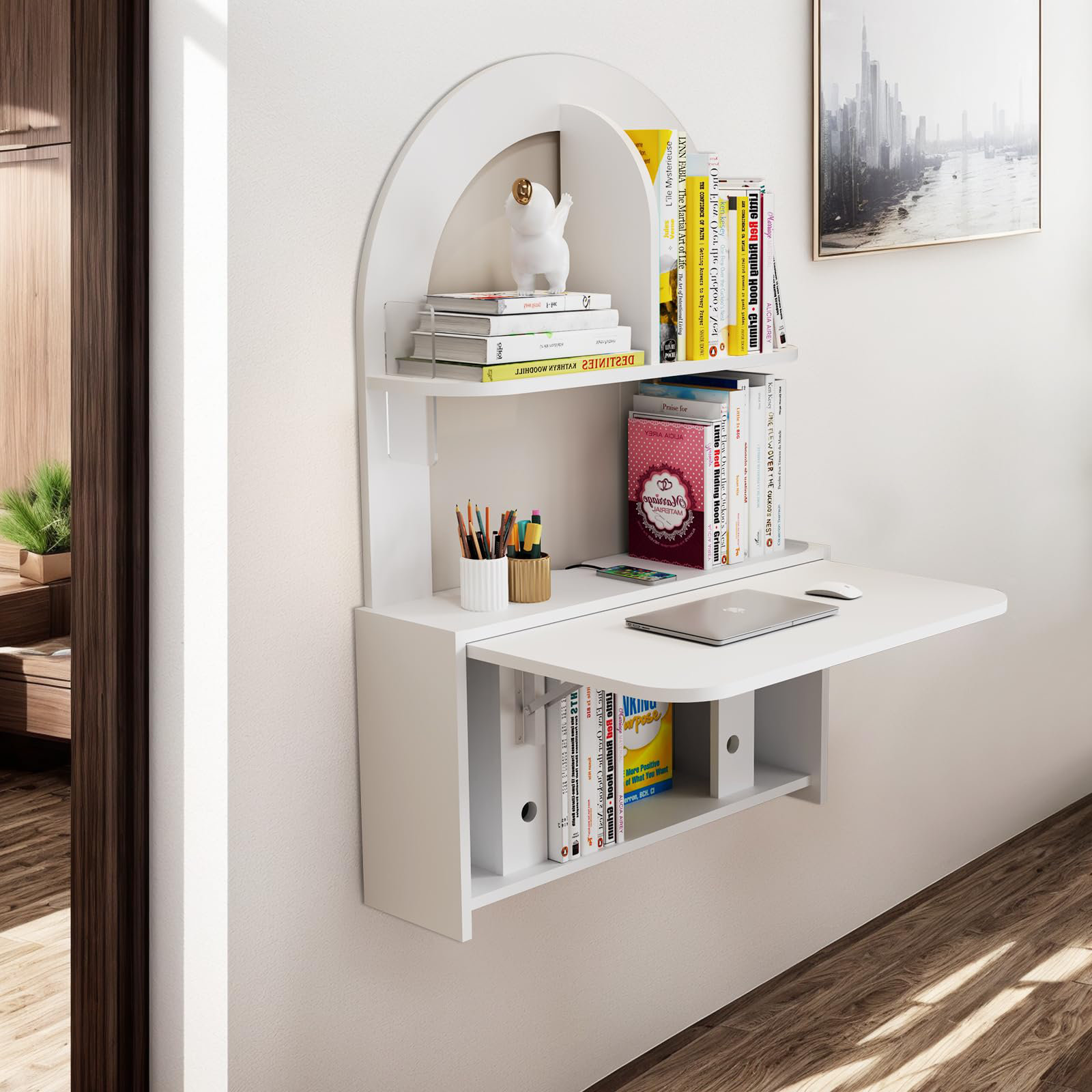 George Oliver Floating Laptop Desk | Wayfair