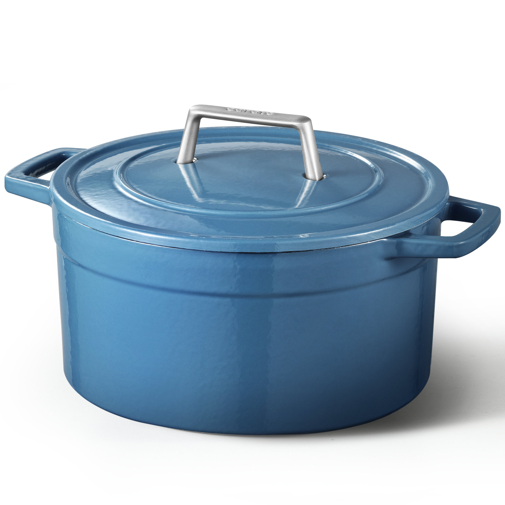 Carote Cast Iron Dutch Oven Pot With Lid, Enameled Dutch Oven For Bread ...