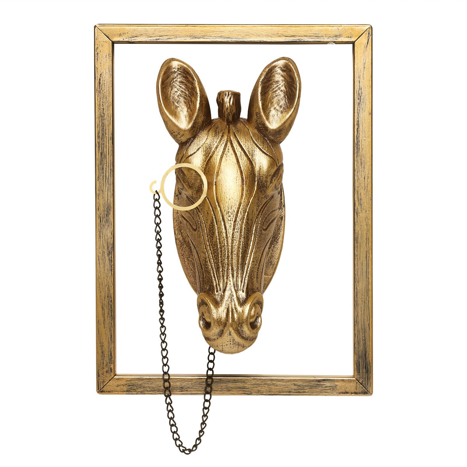 Mercer41 Animal Heads Wall Decoration Resin Animals Sculptures Head ...