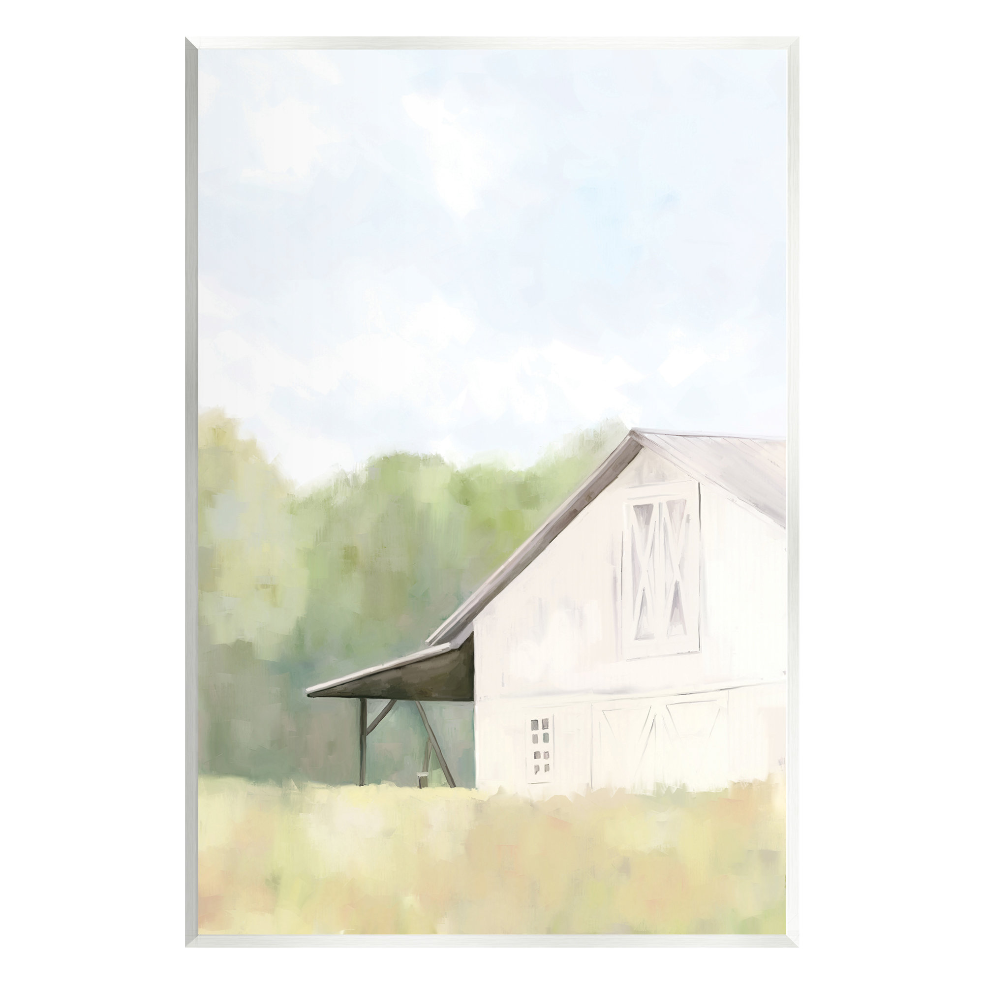 Stupell Industries Country Barn Landscape On MDF by Amy Hall Print ...