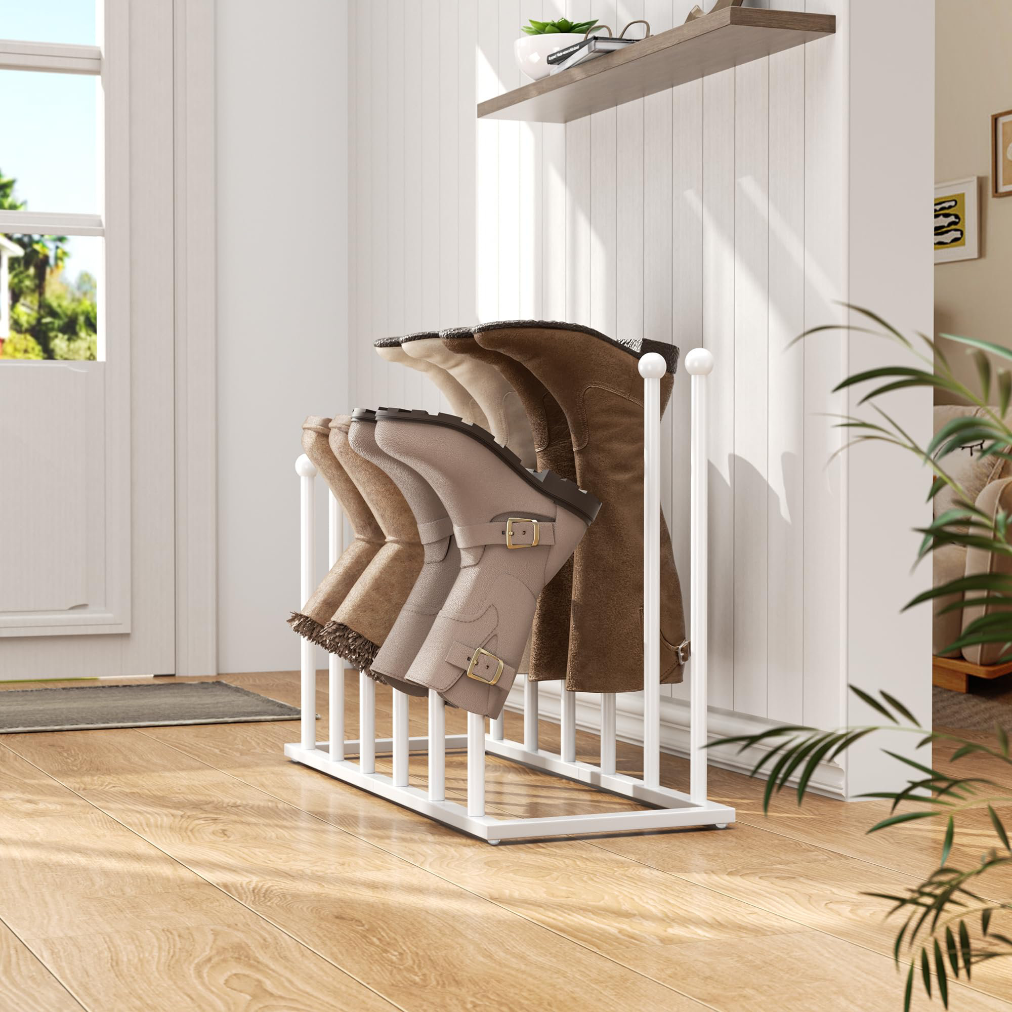 boot rack for closet