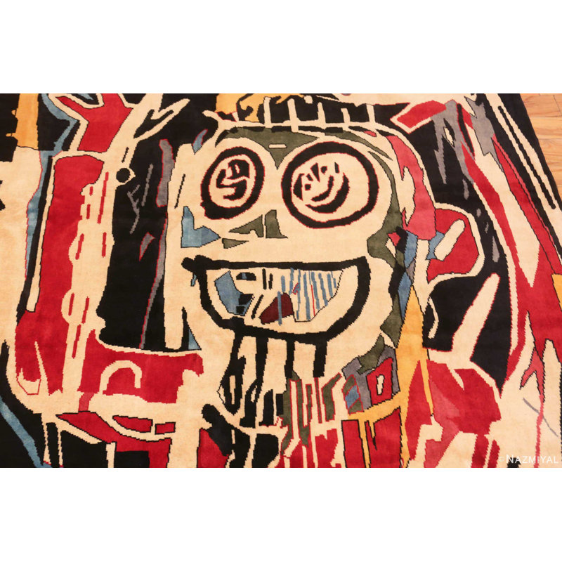 Nazmiyal Collection Modern Jean Michel Basquiat Inspired Artistic Rug ...