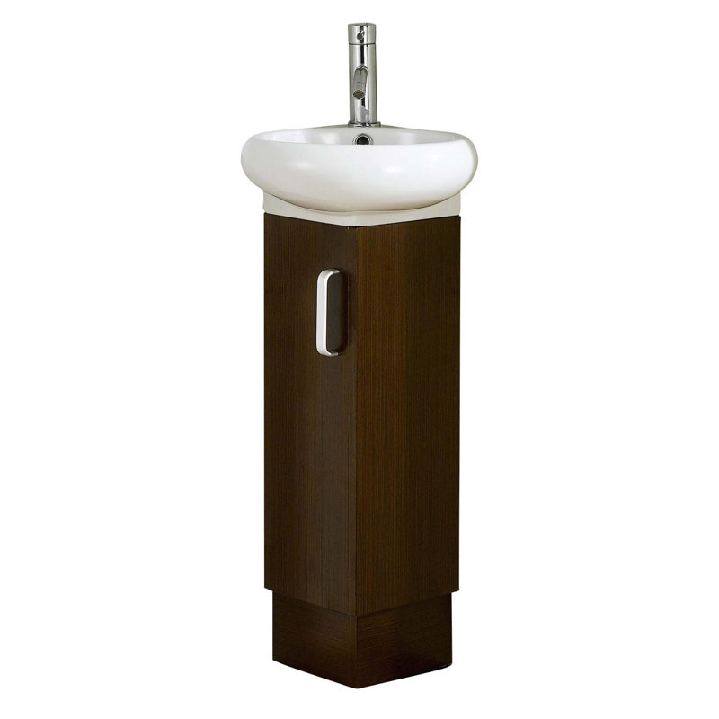 Ebern Designs Jorren Single Bathroom Vanity with Ceramic Top & Reviews ...