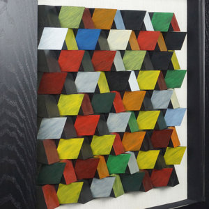 Corrigan Studio® Edges 3D Geometric Shadow Box Wall Décor | Wayfair