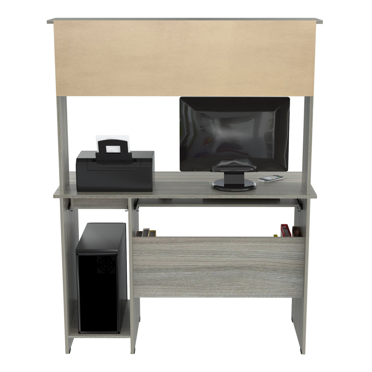 Winston Porter Galaz Desk with Hutch & Reviews | Wayfair