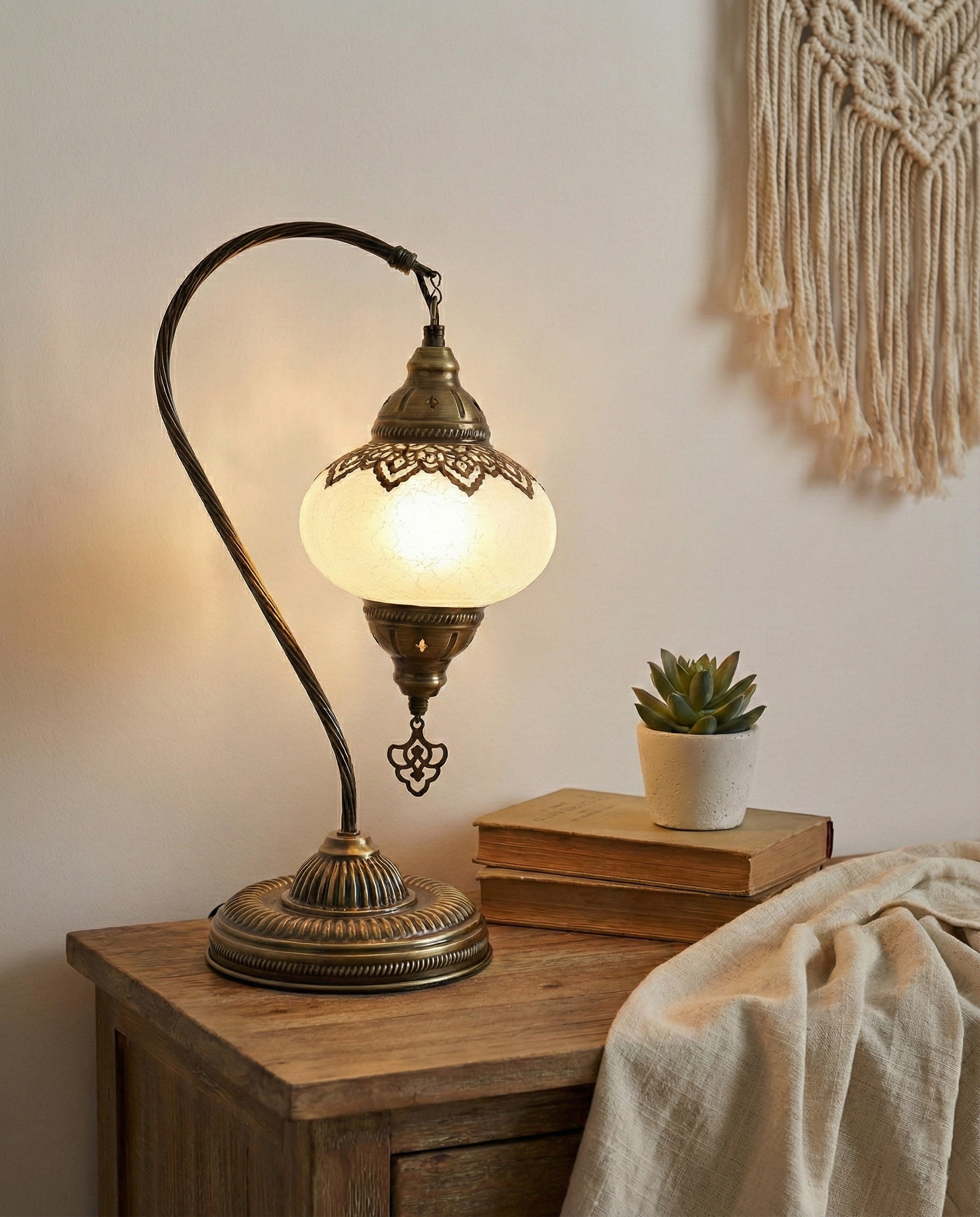 Bungalow Rose Revkah Arched Lamp | Wayfair