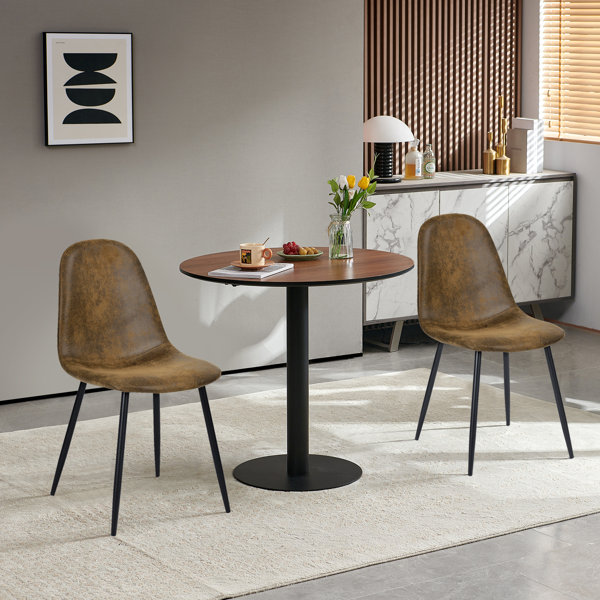 George Oliver 3 Piece Dining Table Set,Round Dining Table Set For 2, 31 ...