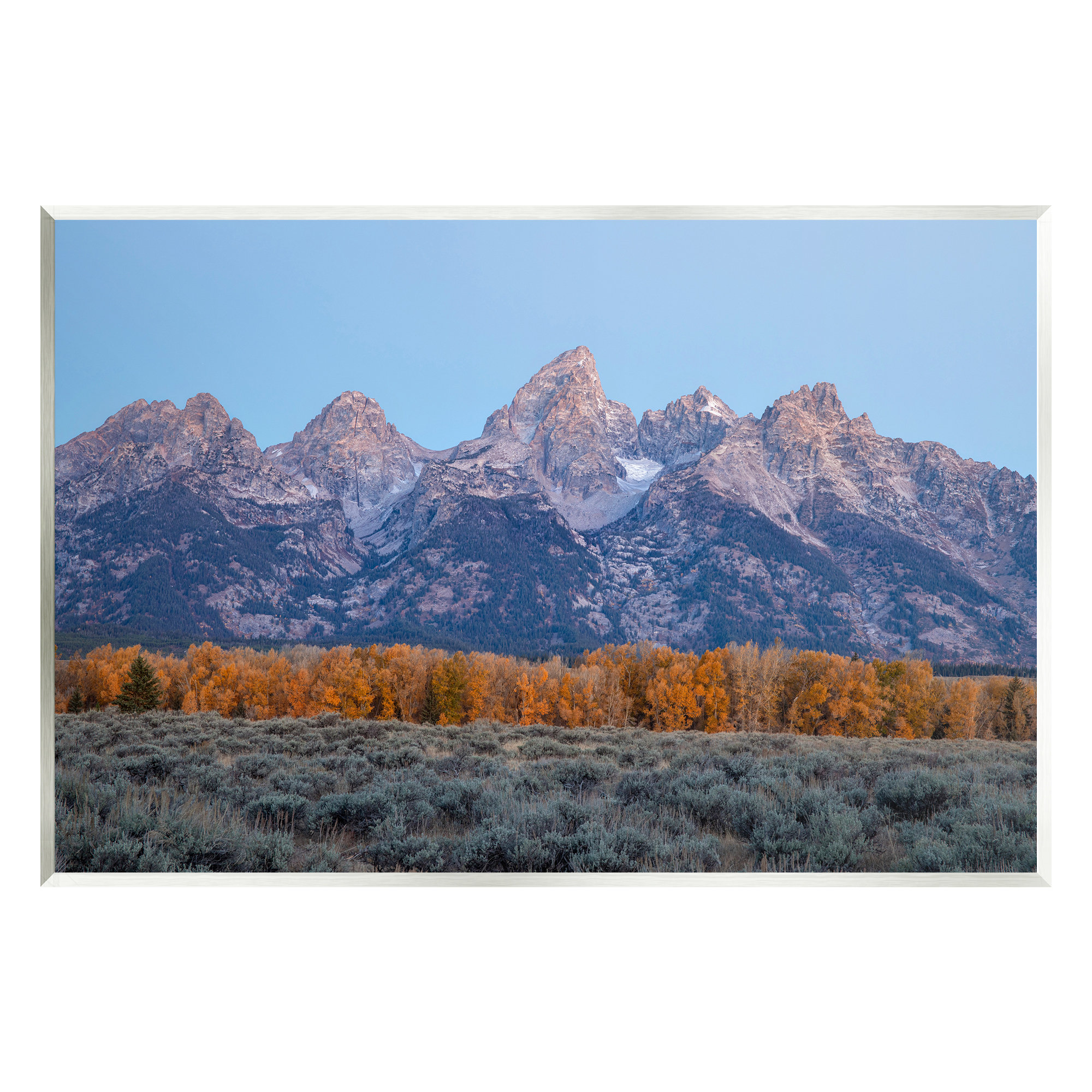 Stupell Industries Mountain Peaks Scenery by Daniel Sproul Print | Wayfair