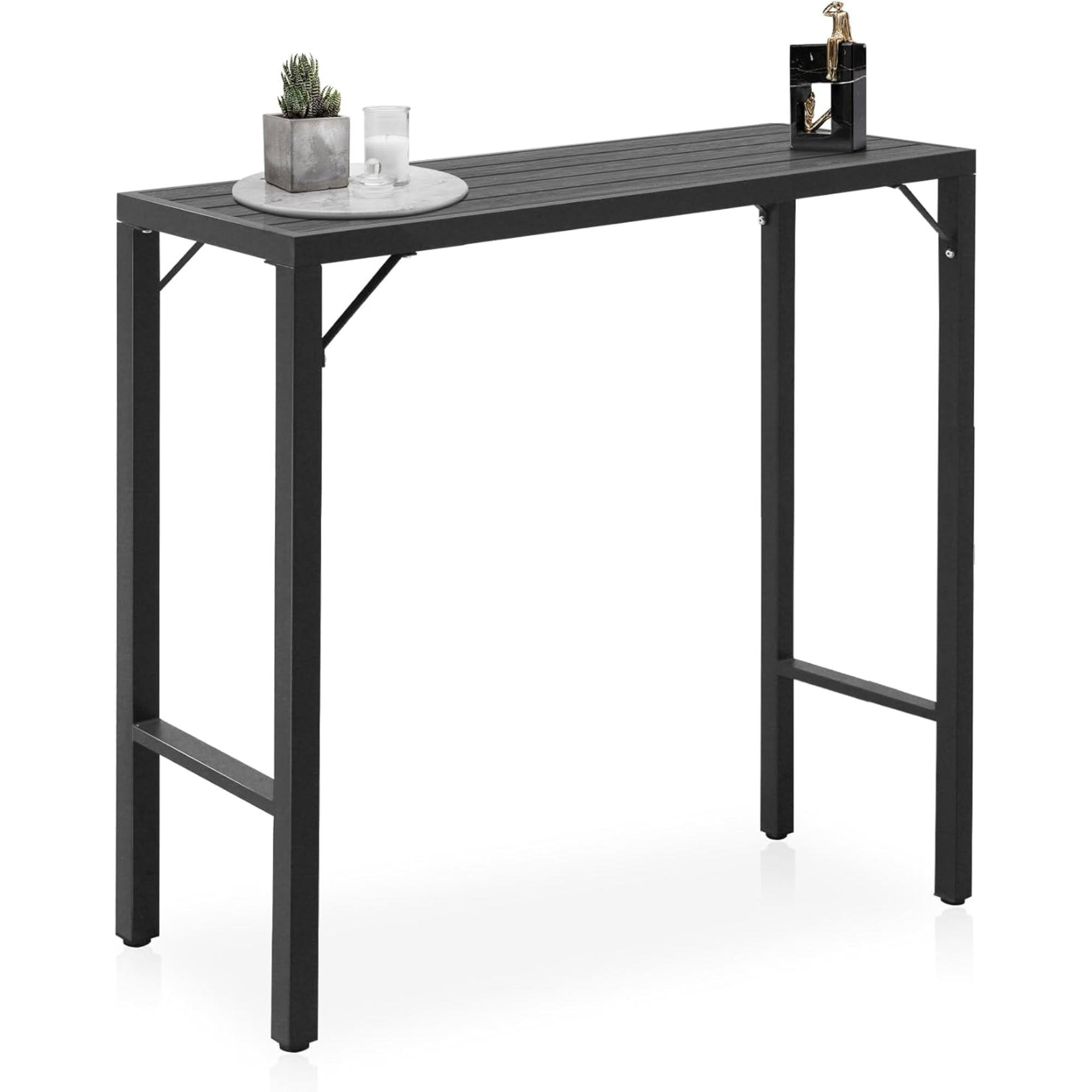 17 Stories Outdoor Bar Table Patio Bar Height Table Bar Counter Pub ...