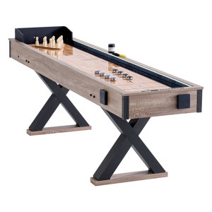 Stellweilan Tessberg 9 ft LED Shuffleboard Table 2 in 1 Shuffleboard ...