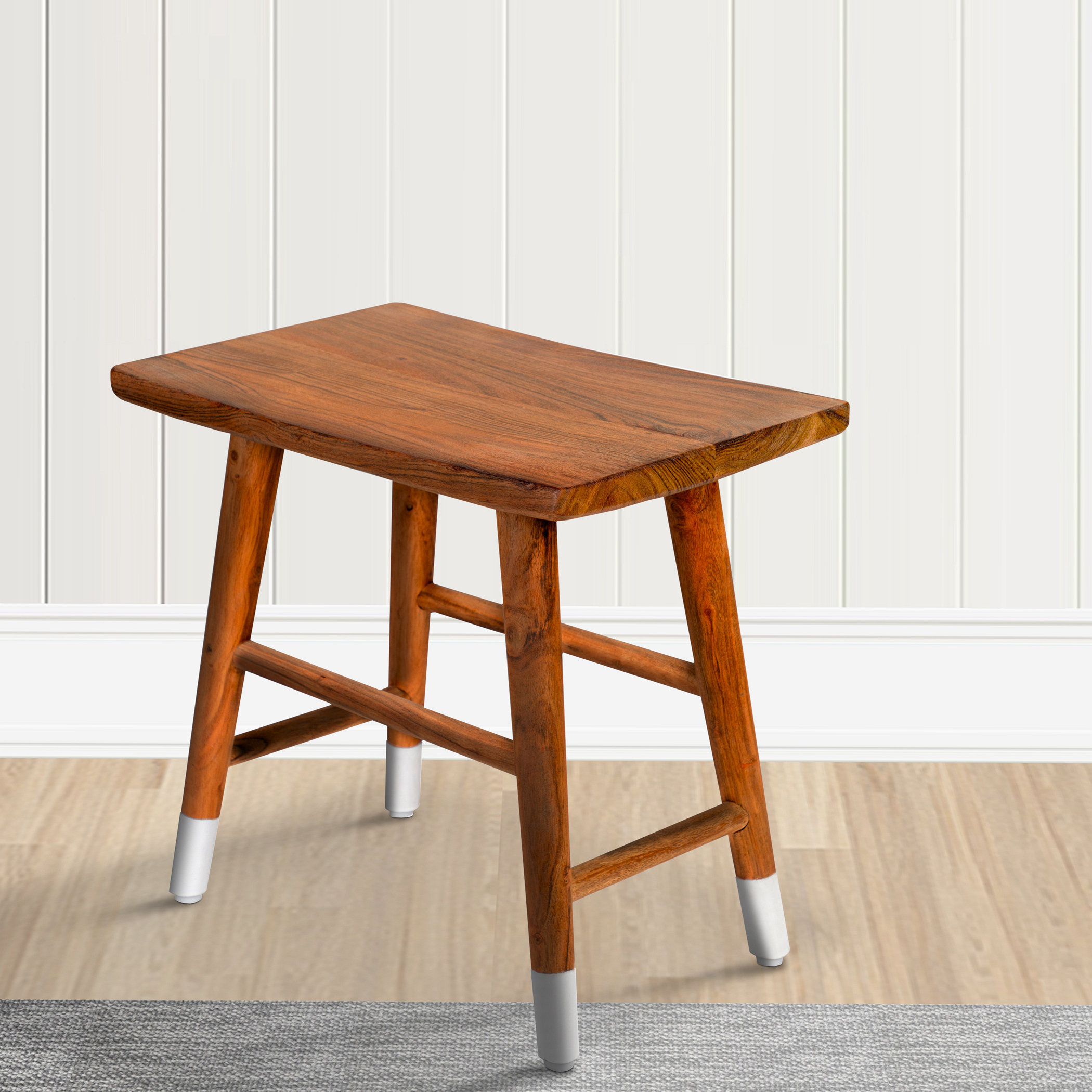 Millwood Pines Carlesha 20“L End Table Side Table with Angled Legs ...