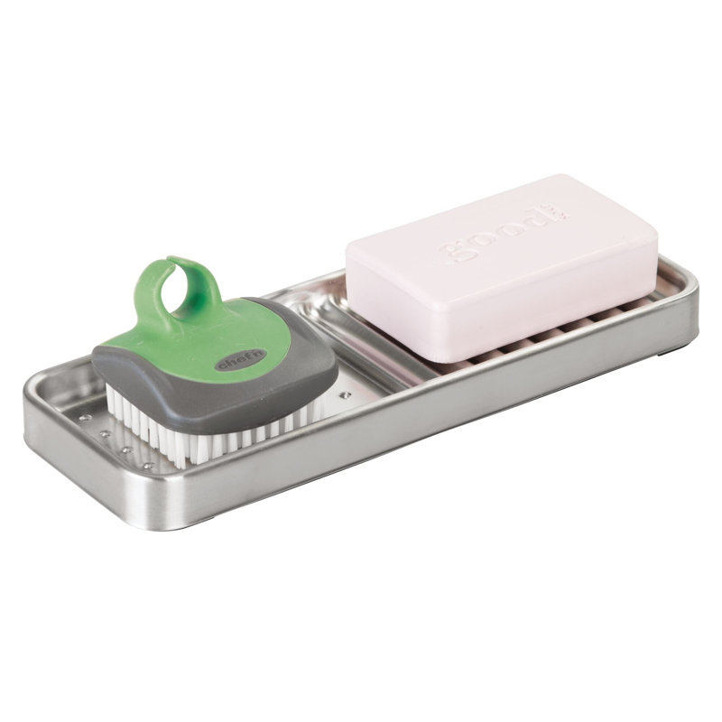 iDesign Forma Kitchen Sink Tray for Sponges, Scrubbers, Soap ...
