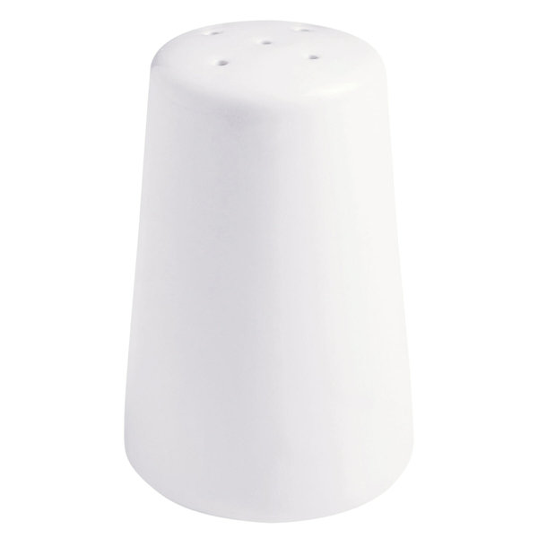 G.E.T. High-Strength Porcelain Salt Shaker, 2.5 Ounce, White (Set of 12 ...