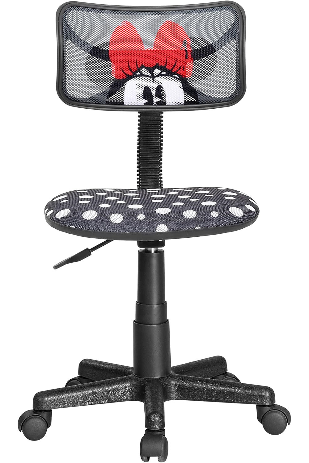 Disney Minnie Mouse Adjustable Swivel Mesh Rolling Desk Chair | Wayfair