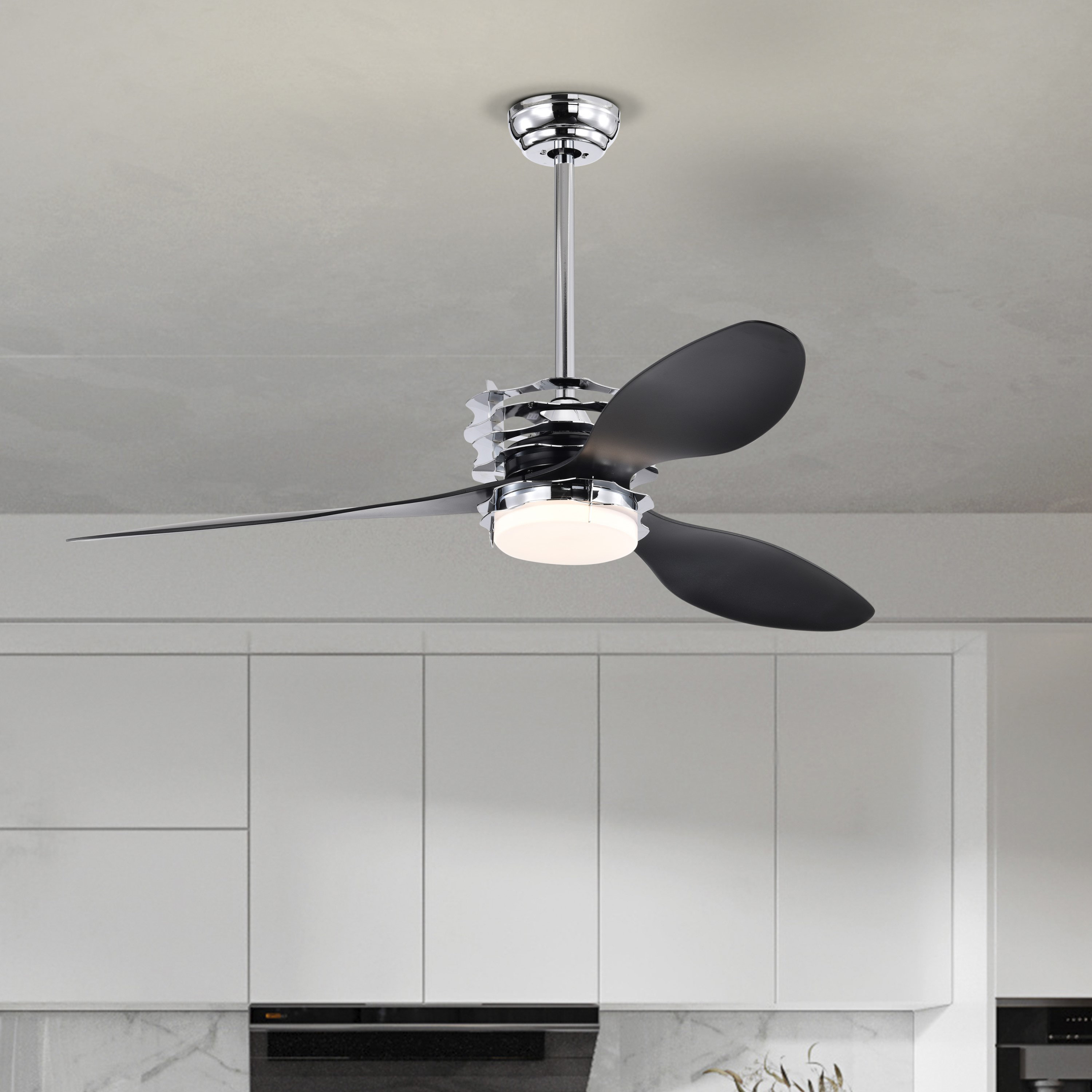 Ivy Bronx Liyou 52'' Ceiling Fan with LED Lights | Wayfair