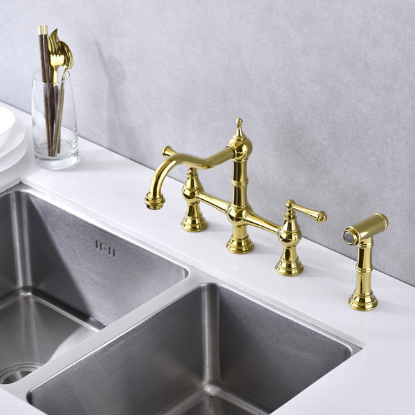 Organnice Kitchen Faucet with Side Spray - Wayfair Canada