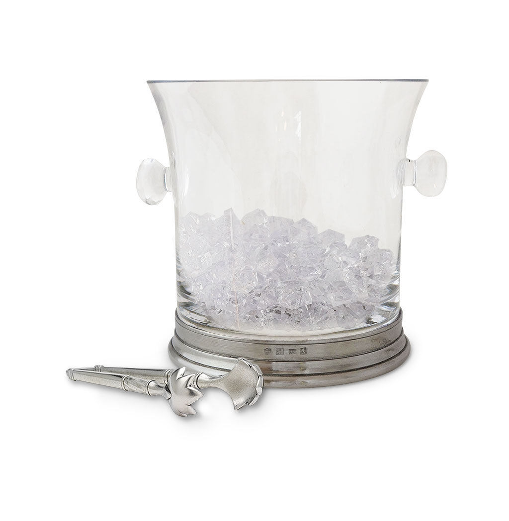 MATCH Ice Bucket with Handles and Tongs Set - Wayfair Canada