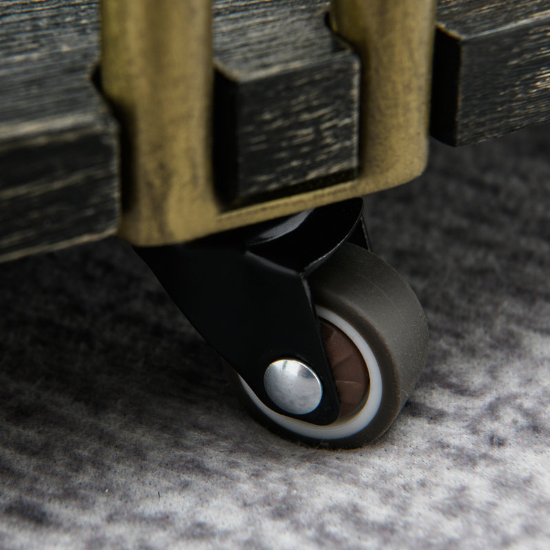 Mercer41 Fanney 35" Brushed Round Modern Cocktail Coffee Table with ...