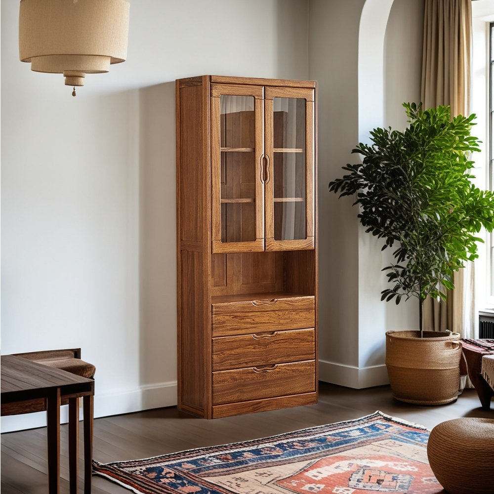 Kaoloupin Modern Chinese style bookcase | Wayfair