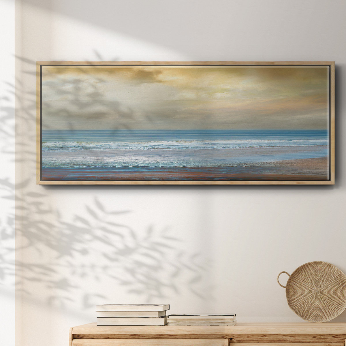 Rosecliff Heights Beach Dreams - Floater Frame Print on Canvas | Wayfair